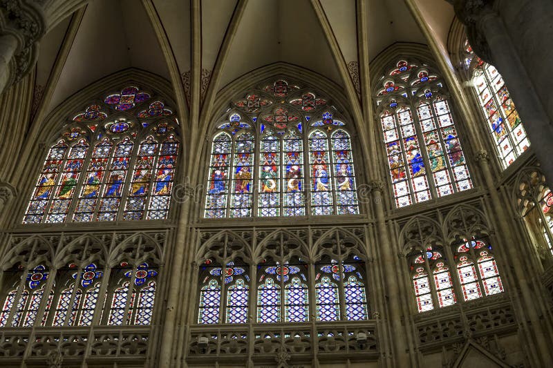 Cathedral of Sees stock photo. Image of france, cathedral - 27149302
