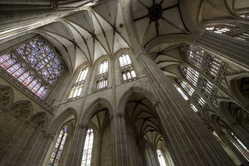 Cathedral of Sees editorial stock photo. Image of historic - 27164363