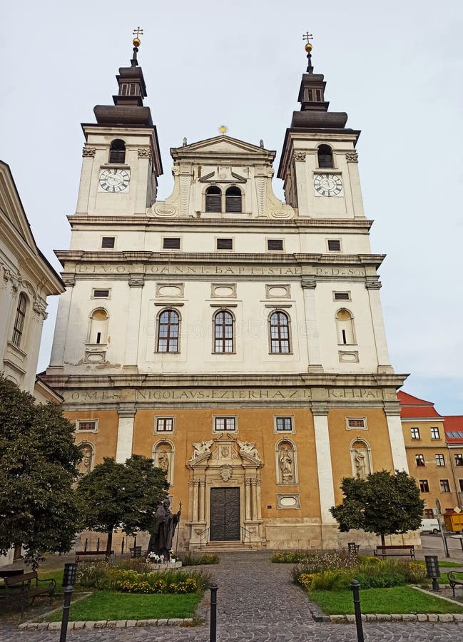 Cathedral of St. John the Baptist, Trnava, Slovakia Stock Photo - Image ...