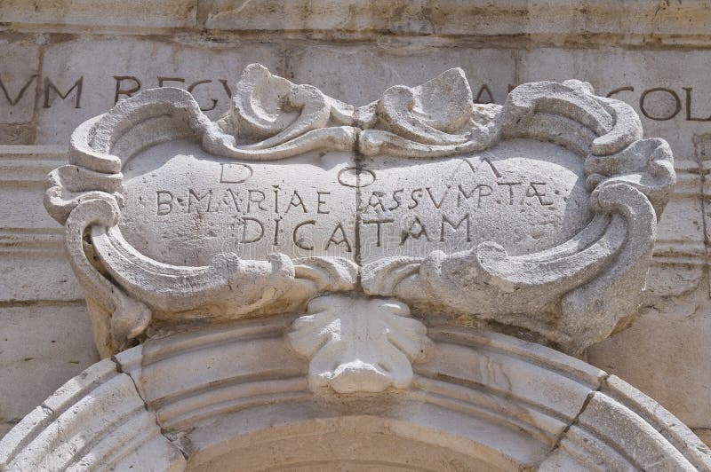 Cathedral of St. Maria Assunta. Melfi. Basilicata. Italy. Stock Image ...