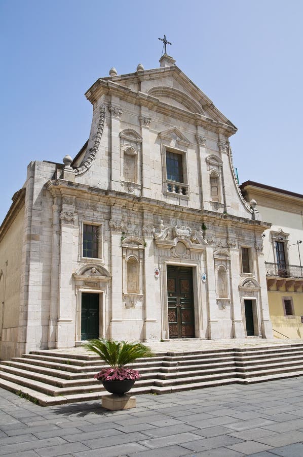 Cathedral of St. Maria Assunta. Melfi. Basilicata. Italy Stock Photo ...