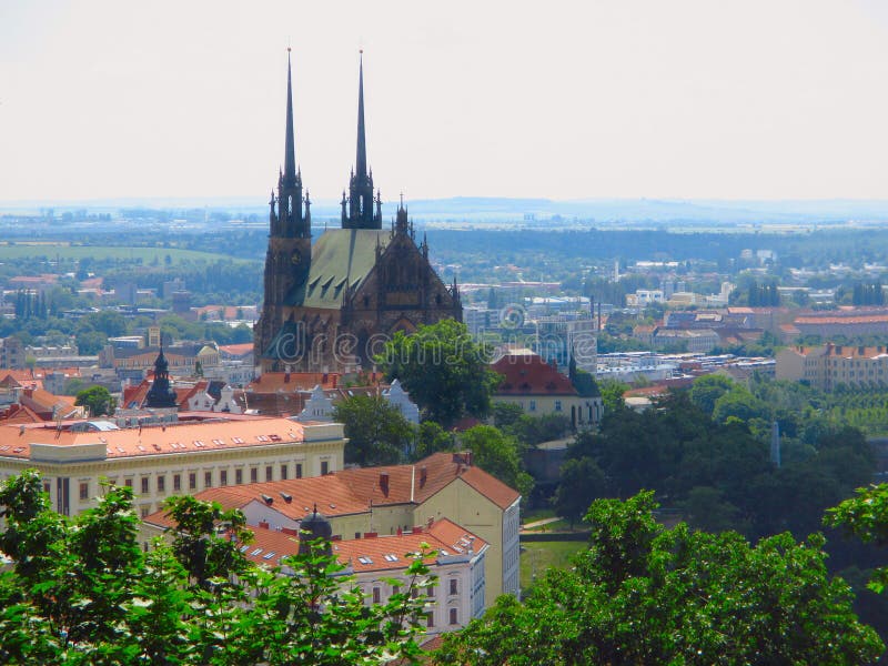 Cathedral of St. Peter and Paul. Brno, Czech Republic Stock Image ...