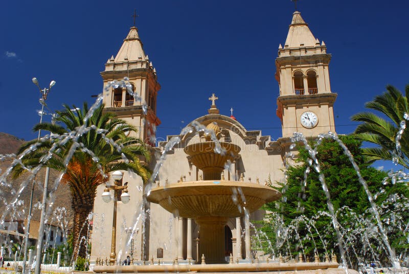 Cathedral of Tarma - Peru stock photo. Image of walther - 259940454