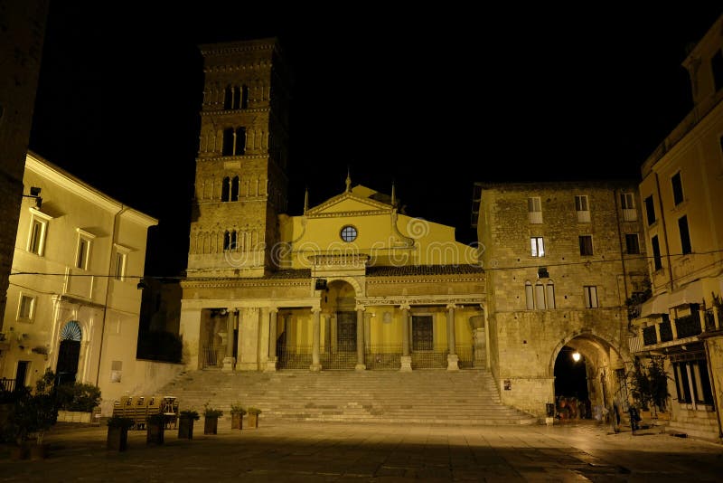 Terracina Cathedral , Italy Stock Photo - Image of religion, terracina ...