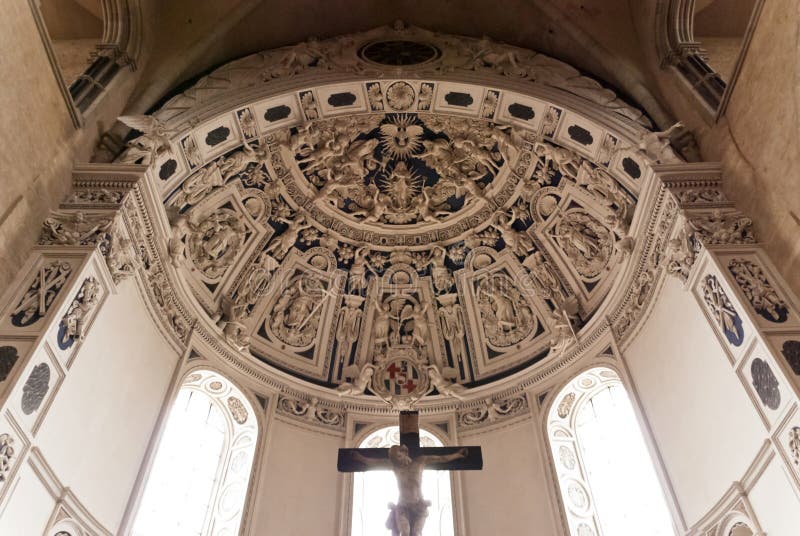 Interior of the Trier Cathedral, Germany Stock Photo - Image of orgel ...