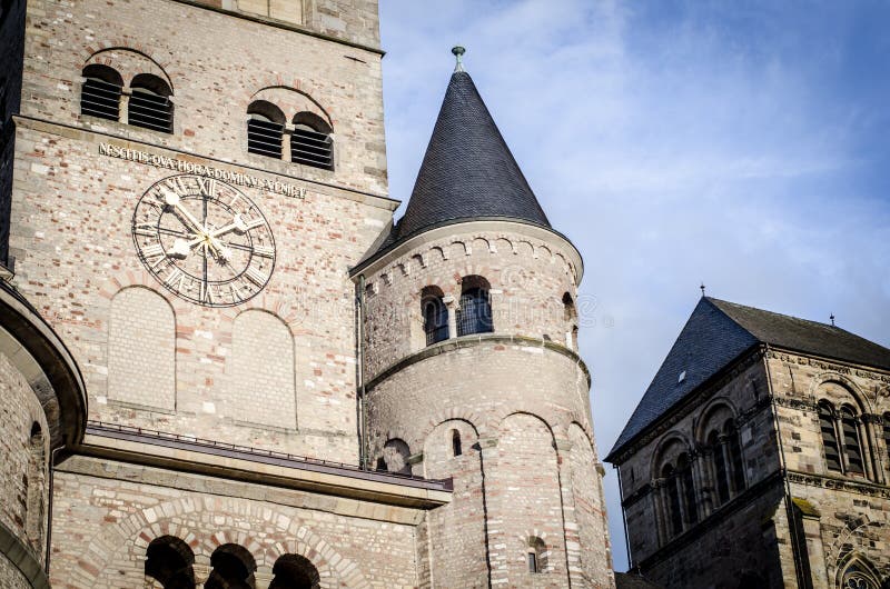 Interior of the Trier Cathedral, Germany Stock Photo - Image of orgel ...