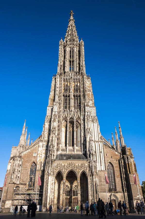 Cathedral in Ulm editorial stock image. Image of medieval - 47801114
