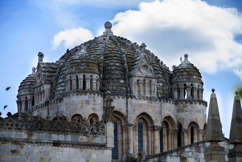 Cathedral Zamora stock image. Image of spain, romanesque - 63281757