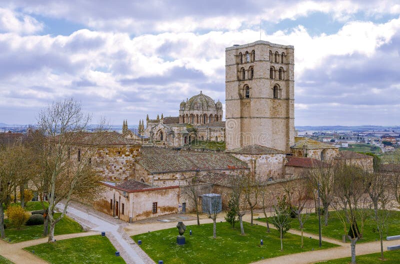 Cathedral of Zamora, Spain stock image. Image of town - 72159229