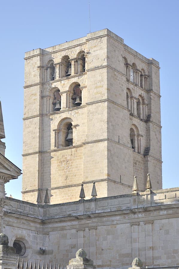 Cathedral in Zamora stock image. Image of church, tourism - 20265621
