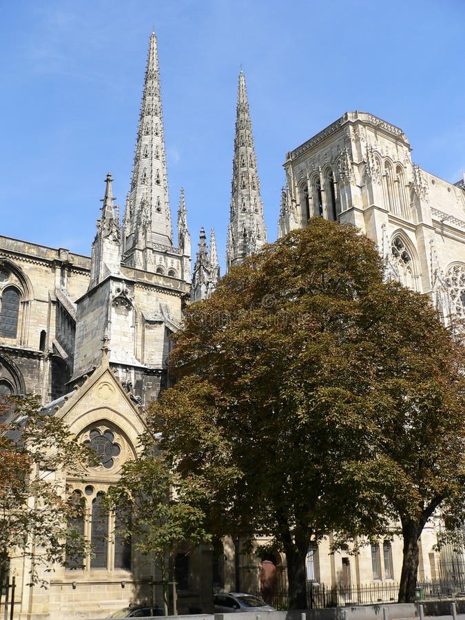 Cathedrale Saint-Andre, Bordeaux ( France ) Stock Image - Image of ...