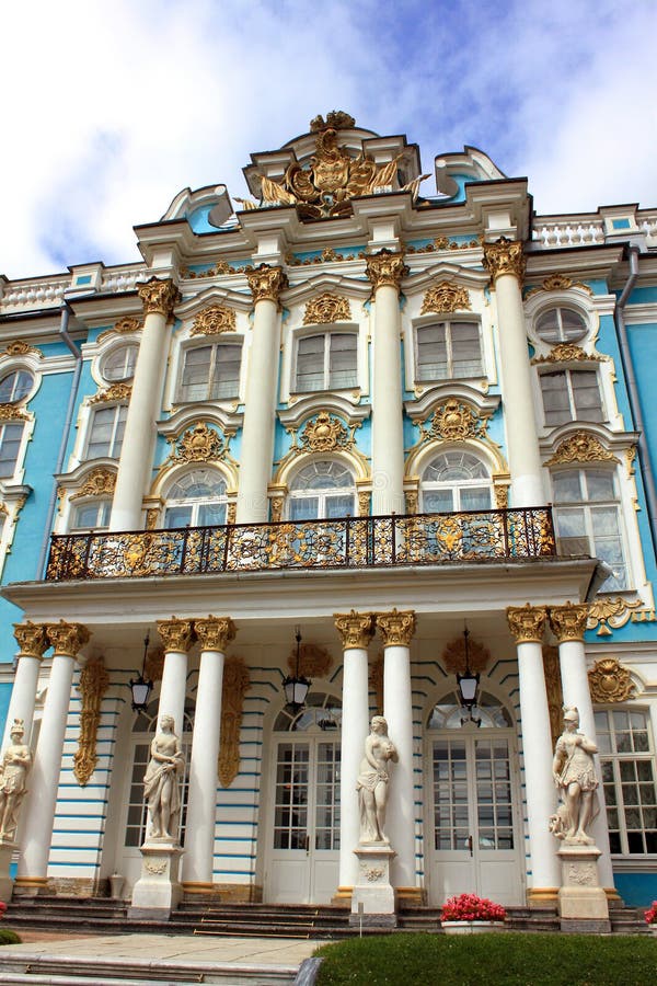 Catherine Palace stock photo. Image of sculpture, design - 22196518