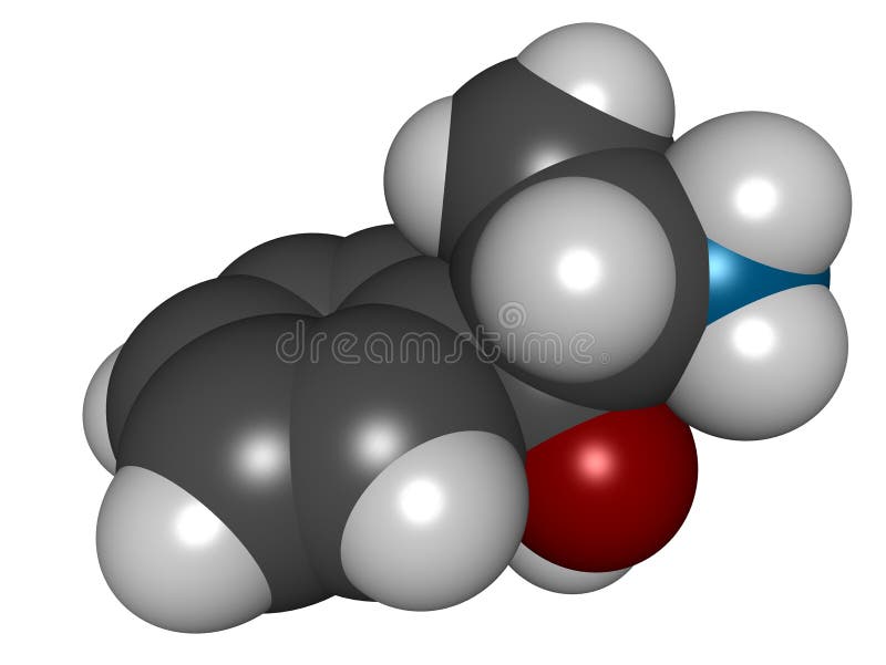 Cathine (Norpseudoephedrine) Stock Illustration - Illustration of ...