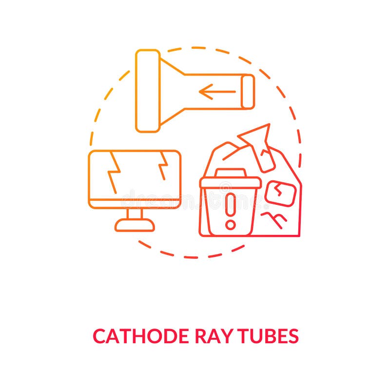 Cathode Ray Tubes Concept Icon Stock Vector - Illustration of ...
