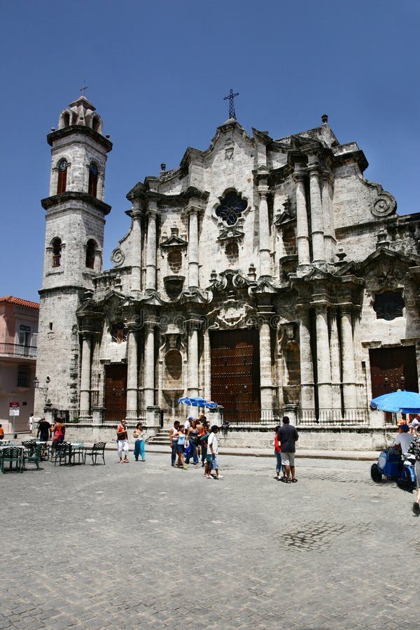 Catholic church in Cuba stock photo. Image of latin, parked - 45123482