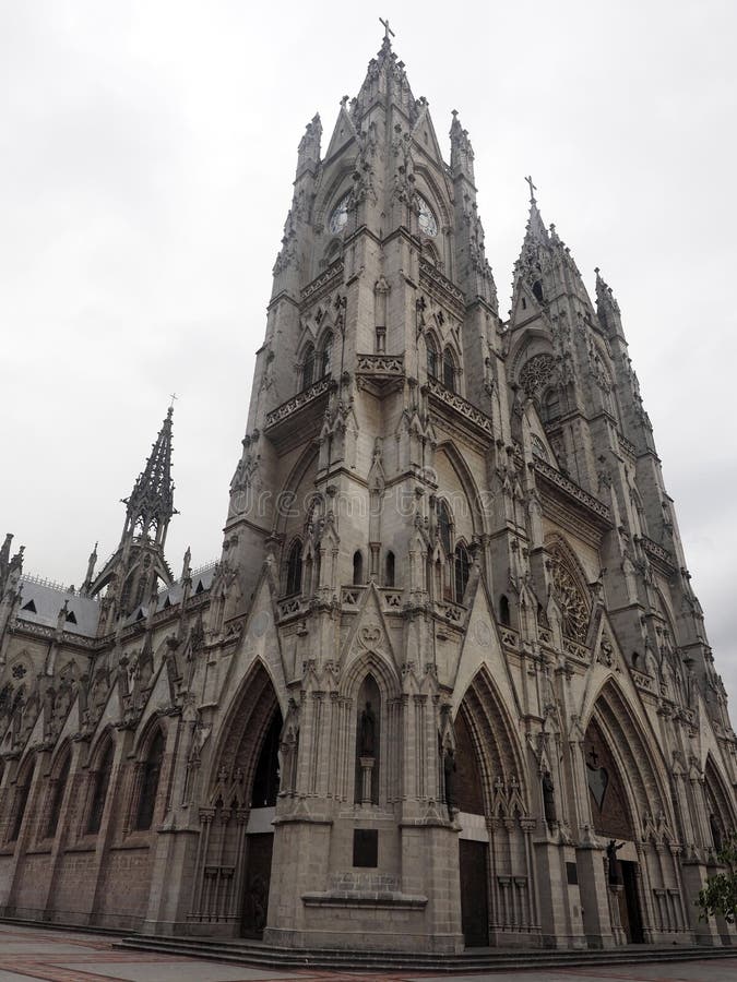 Catholic Cathedral, Quito, Ecuador Stock Photo - Image of capital ...