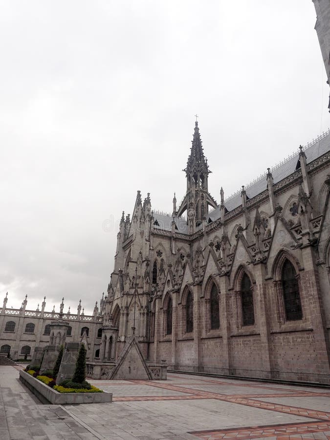 Catholic Cathedral, Quito, Ecuador Stock Photo - Image of gothic ...