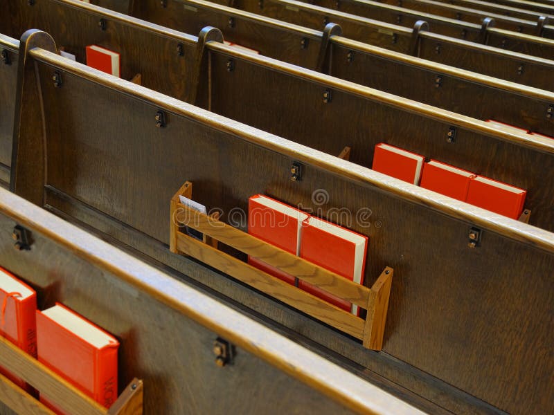 Catholic church benches stock photo. Image of books, seats - 3637756