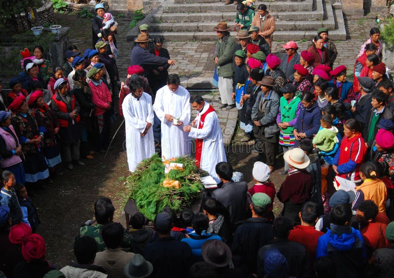 Catholic Church in Chinese Country Editorial Stock Photo - Image of ...