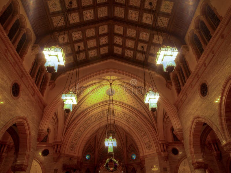 Catholic Church stock photo. Image of indoors, used - 256446612