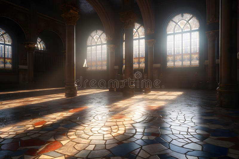 Catholic Church Interior View. Neural Network AI Generated Stock ... Catholic Church Interior View. Neural Network AI Generated Stock ...