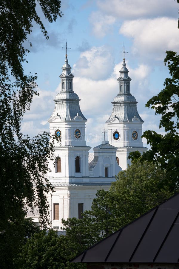 Catholic Church in Lithuania Stock Photo - Image of catholic, gold ...