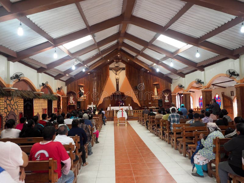 Catholic Church, Mindo, Ecuador. Editorial Image - Image of latin ...