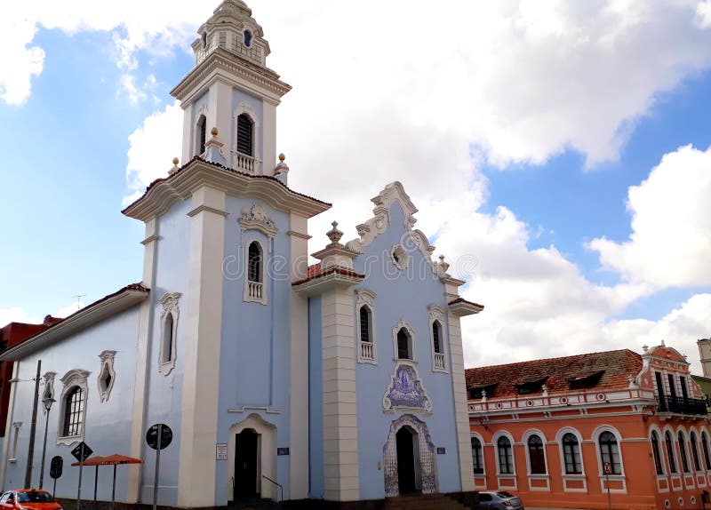 Catholic Church and Old Building Stock Image - Image of chapel ...