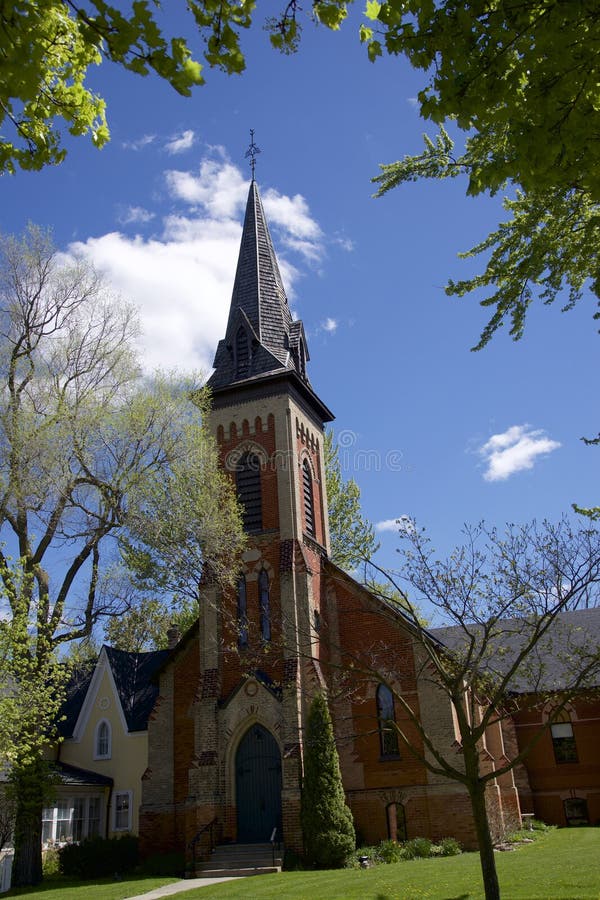 Catholic Church in an Old Town Stock Image - Image of colour ...