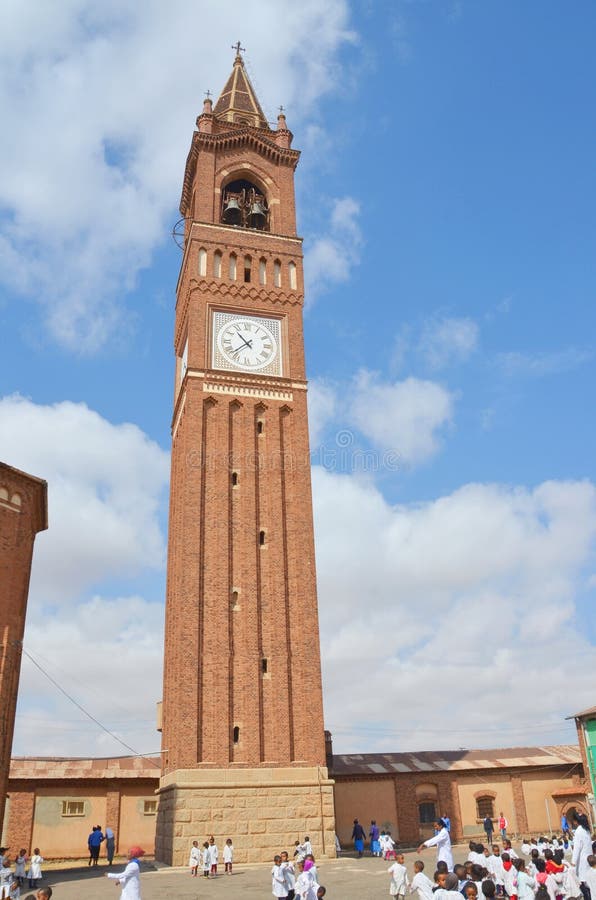 The Church of Our Lady of the Rosary in Asmara, Eritrea Editorial Image ...