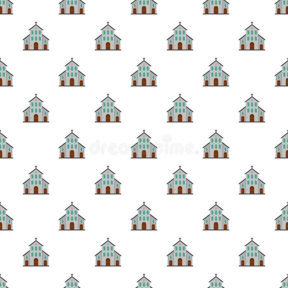 Catholic Church Pattern Seamless Vector Stock Vector - Illustration of ...