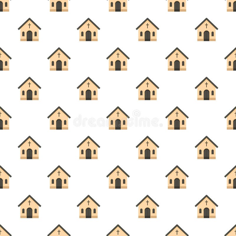 Catholic Church Pattern Seamless Vector Stock Vector - Illustration of ...