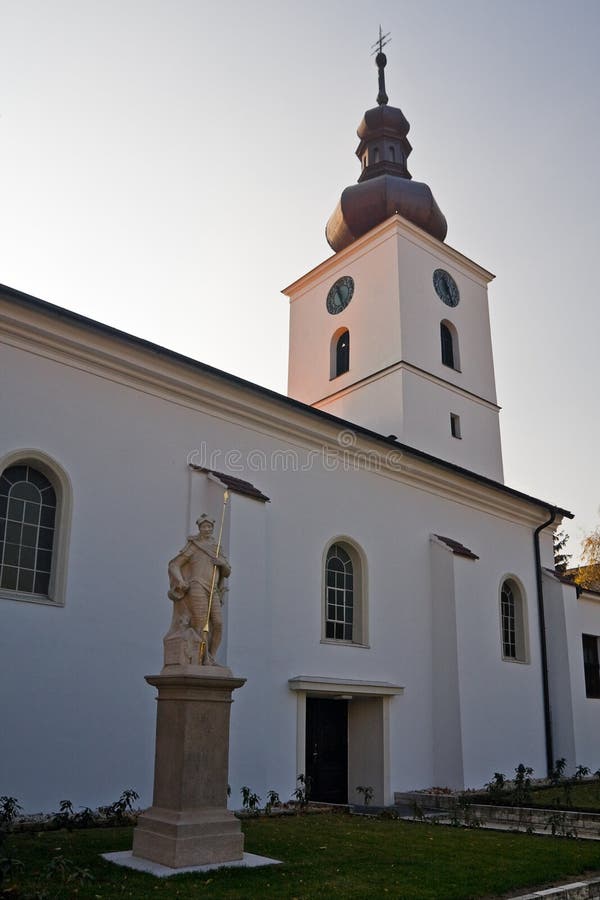 Catholic Church in Senica stock photo. Image of slovakia - 169289912