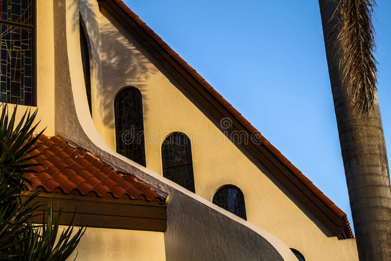 Catholic Church Side View Windows Stock Photo - Image of catholic ...