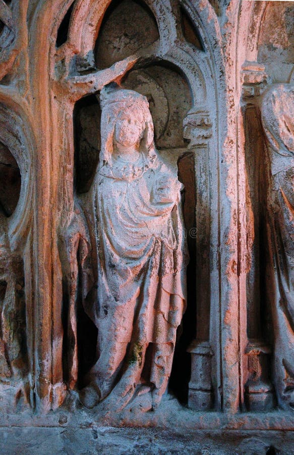 Catholic church statues stock photo. Image of wood, column - 273149668