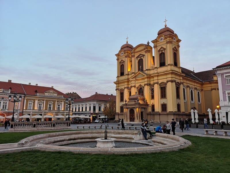 Church in Timisoara Town from Banat County in Romania Editorial Photo ...
