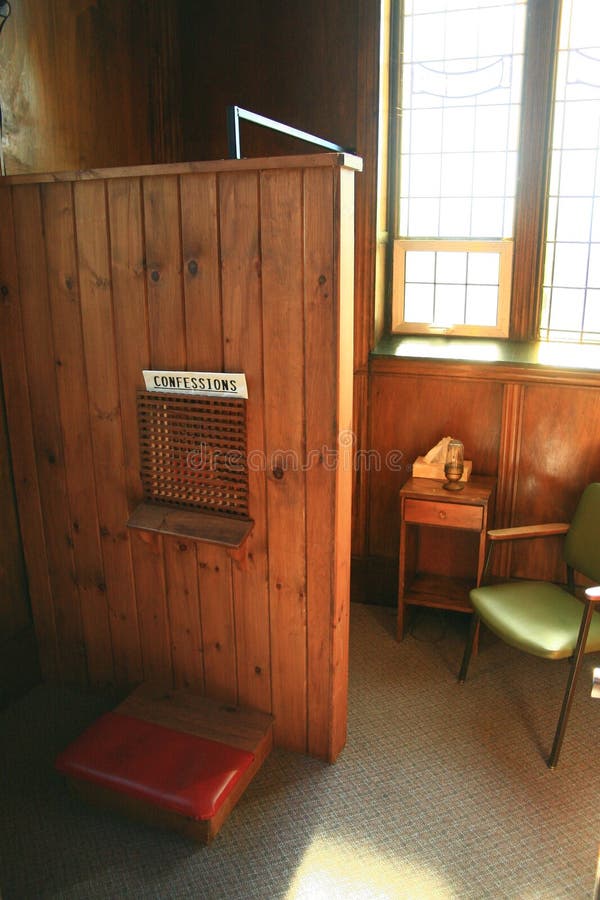 The Catholic Confessional stock photo. Image of roman - 1374210
