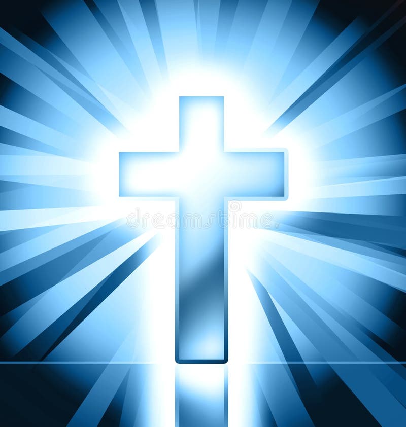 Catholic cross background stock illustration. Illustration of religion ...
