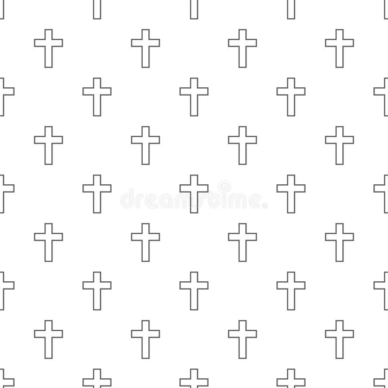 Catholic Cross Icon Vector Simple Stock Vector - Illustration of cross ...
