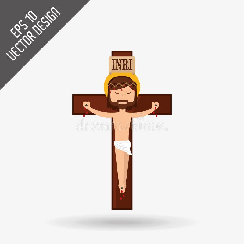 Catholic icon design stock illustration. Illustration of jesus - 66999465