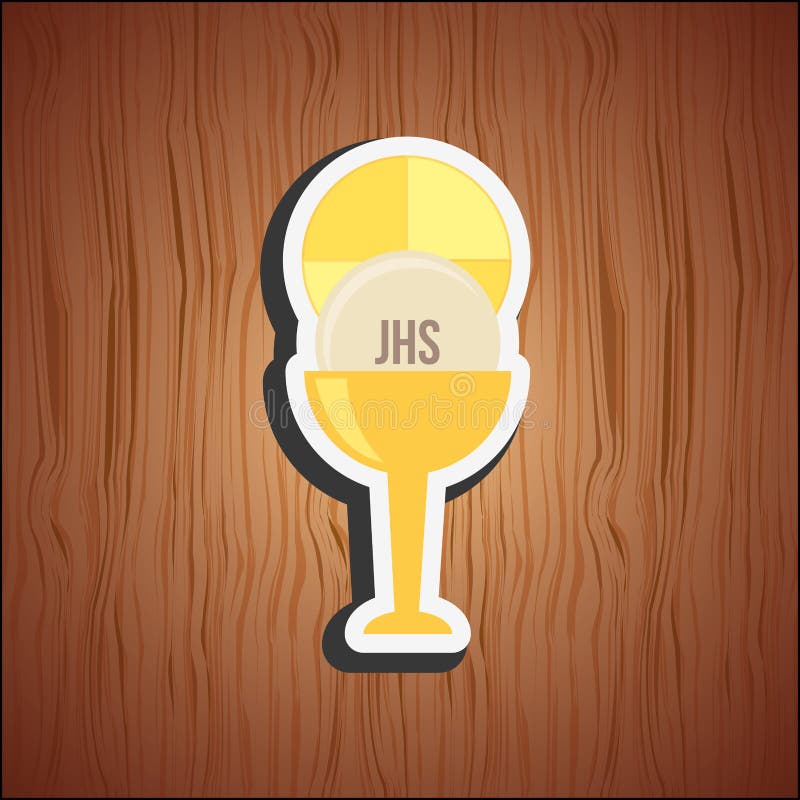 Catholic icon design stock illustration. Illustration of church - 69755684