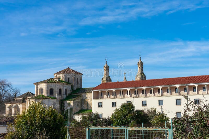 Catholic Monastery in the Forest with Blue Sky Stock Photo - Image of ...