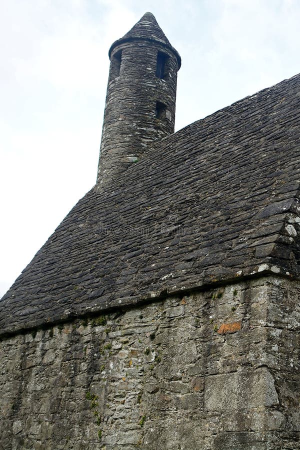 Catholic Monastery Ruins, Glendalough, Ireland Stock Image - Image of ...