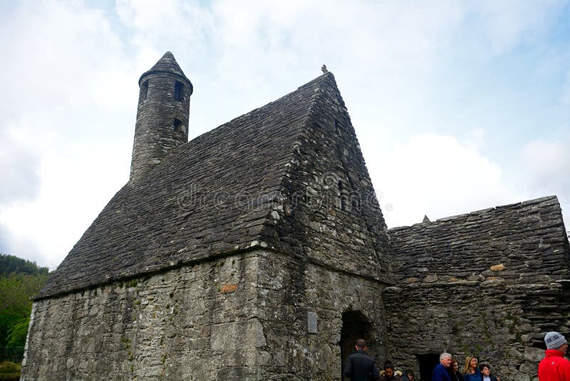 Catholic Monastery Ruins, Glendalough, Ireland Editorial Photography ...