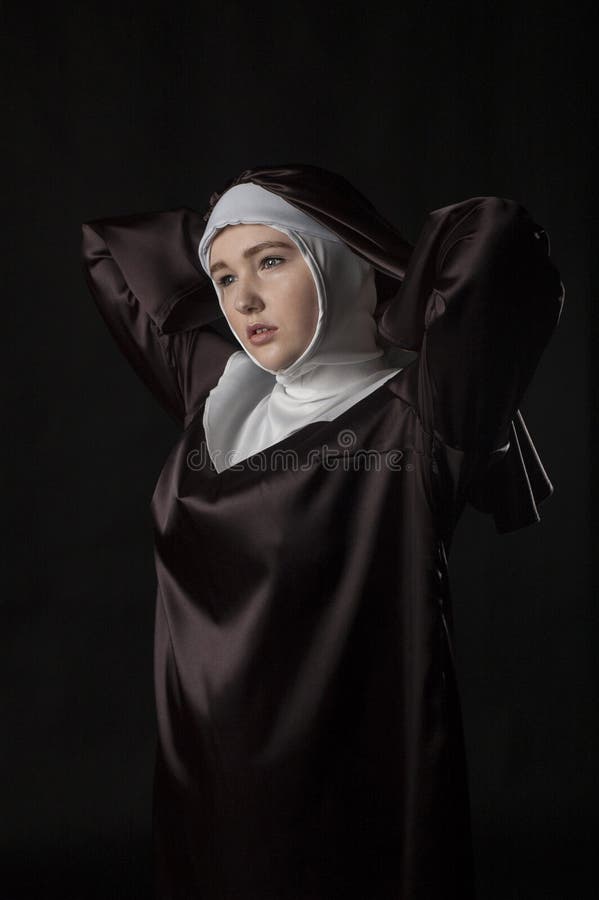 Catholic nun stock image. Image of sister, close, background - 76615935