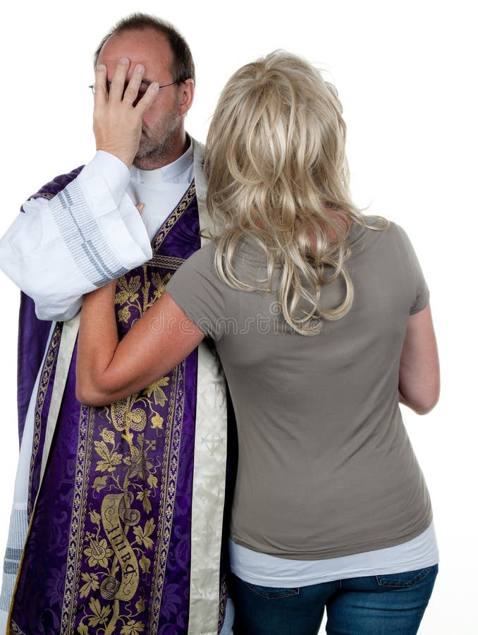 Catholic Priest with Handcuffs. Abuse. Stock Photo - Image of bondage ...