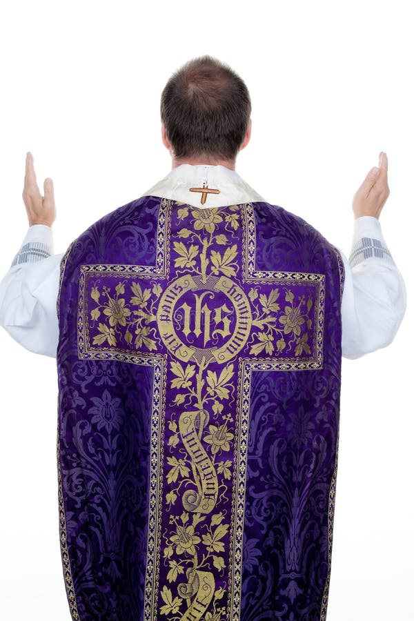 Catholic Priest with Handcuffs. Abuse. Stock Photo - Image of bondage ...