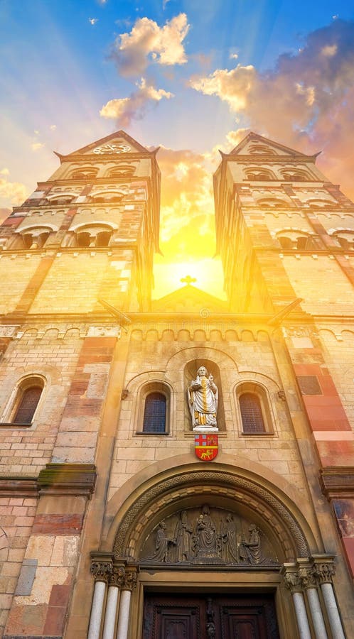 Catholic temple stock image. Image of cross, holy, celestial - 18489115