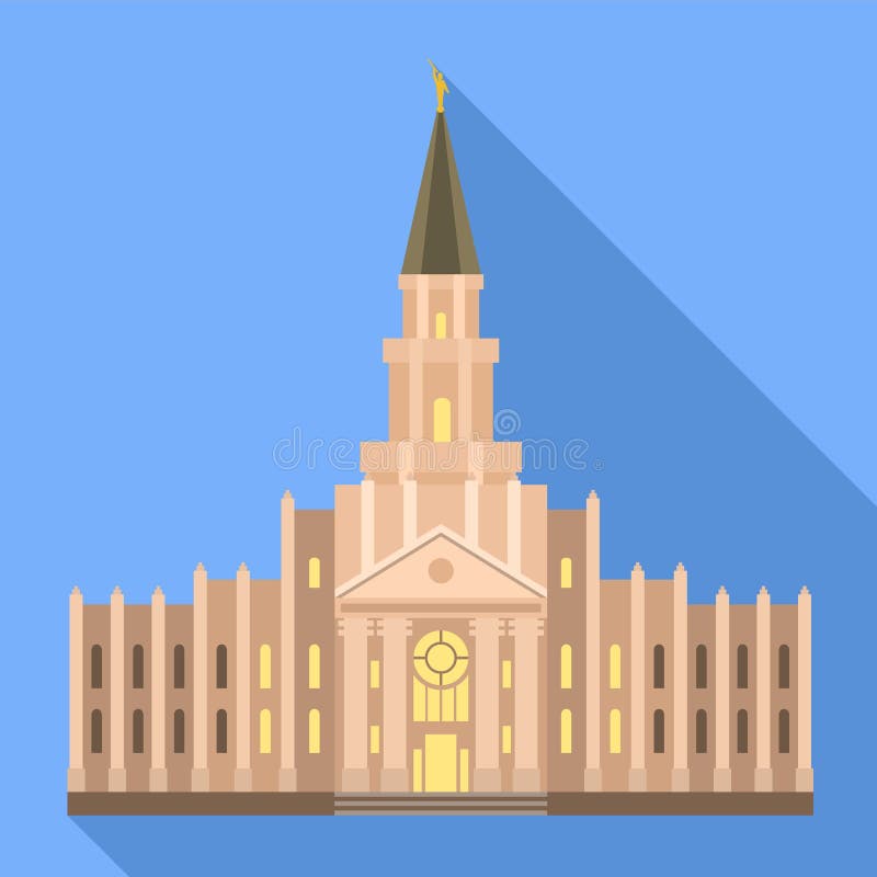 Temple 3d icon stock illustration. Illustration of pillar - 31064315