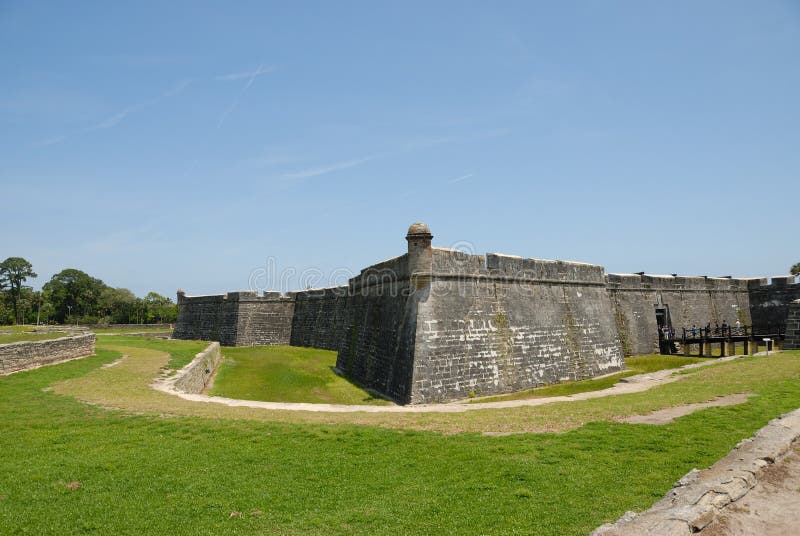 Catillo De San Marcos stock image. Image of walls, fortification - 14359931